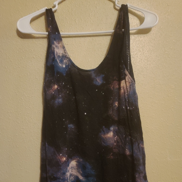 Kendall & Kylie | Tops | Galaxy Tank | Poshmark